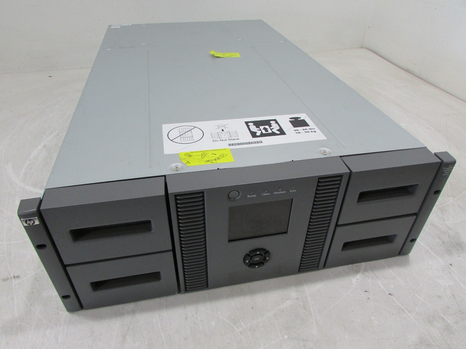 HP StorageWorks MSL4048 0 Drive Tape Library LVLDC-0501 | eBay