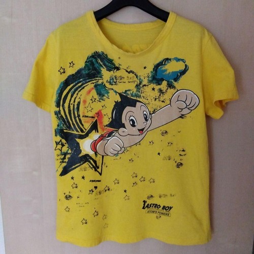 Astro Boy T-Shirt Yellow Astro Boy Print | eBay