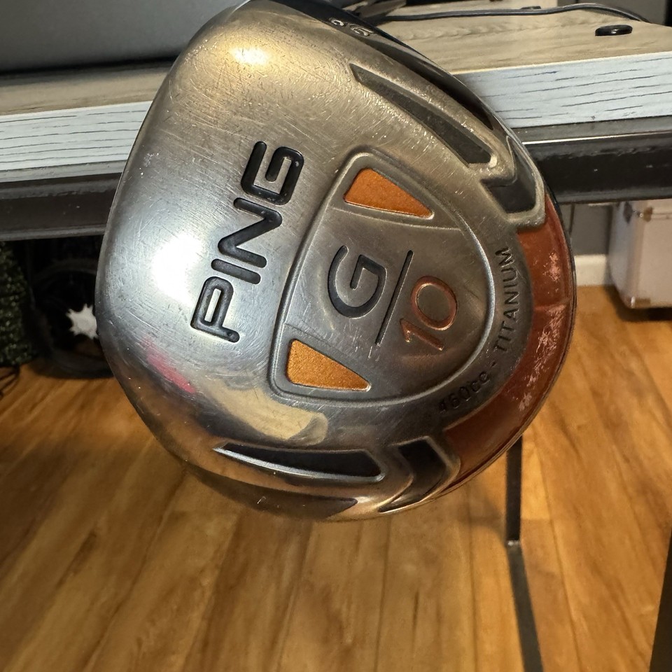 PING G10 460cc Titanium RH Driver 9* Graphite Fujikura Shaft S Flex 45. ...