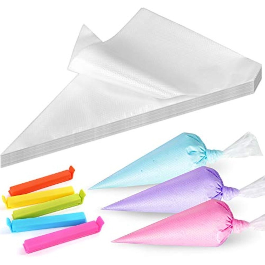 Tipless piping bags, 500 pcs 10 inch disposable pastry bags for royal ...