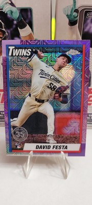 2025 Topps Series 1 Silver Pack Mojo David Festa RC Minnesota Twins | eBay