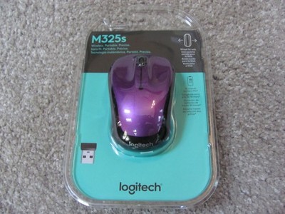 Brand New Logitech M325S Wireless Mouse - 910-006826 (Violet Purple) | eBay