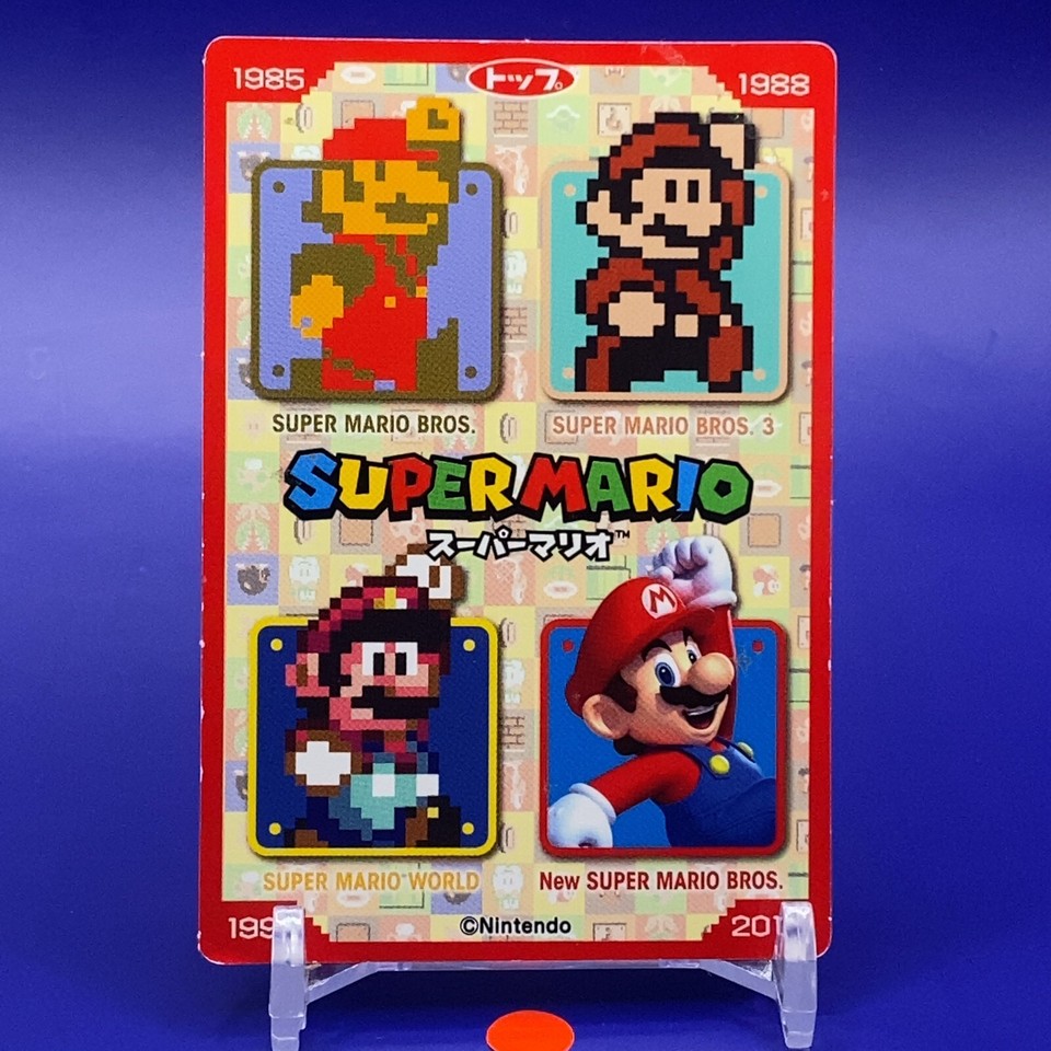 Super Mario Top Super Mario Bros. U Card 2012 Nintendo Japan F/S #2 | eBay