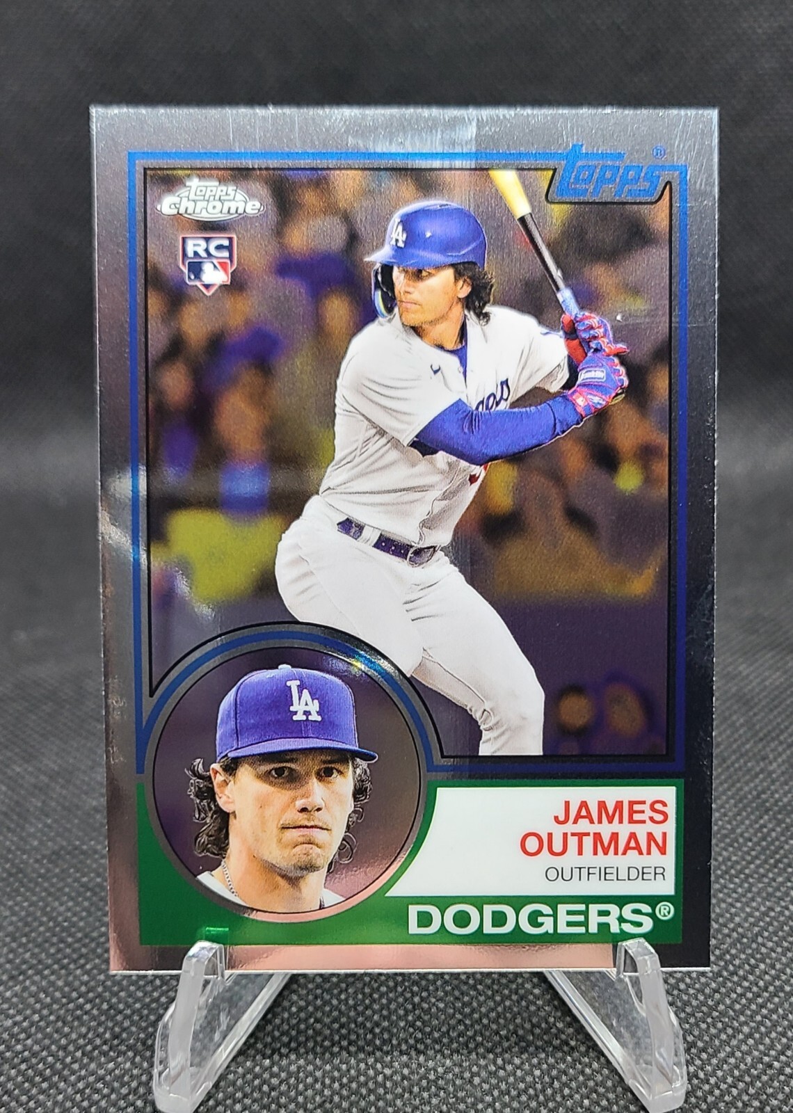 2023 Topps Chrome Lids Mitchell & Ness Exclusive James Outman RC ...