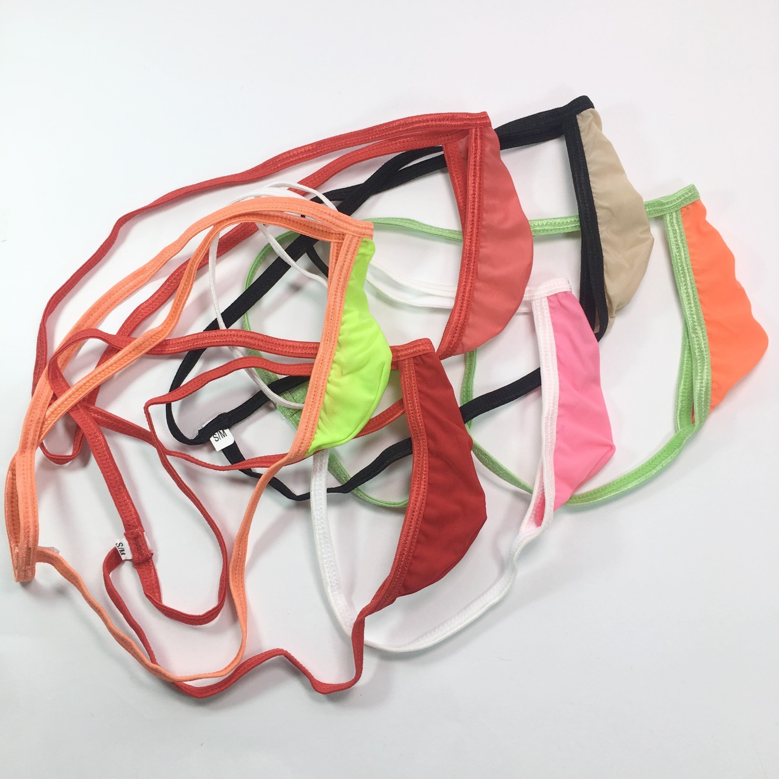 K203 String Thong FUNNY Tiny Pouch Cannot Covered Men Goods Soft Thin ...