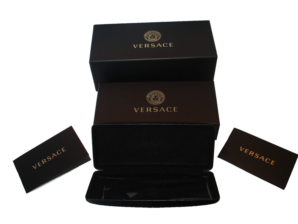 Versace Sunglass Hard Case with Two Versace Gift Boxes Certificates and ...