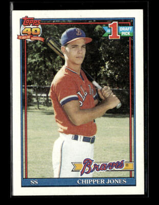1991 Topps #333 Chipper Jones RC | eBay