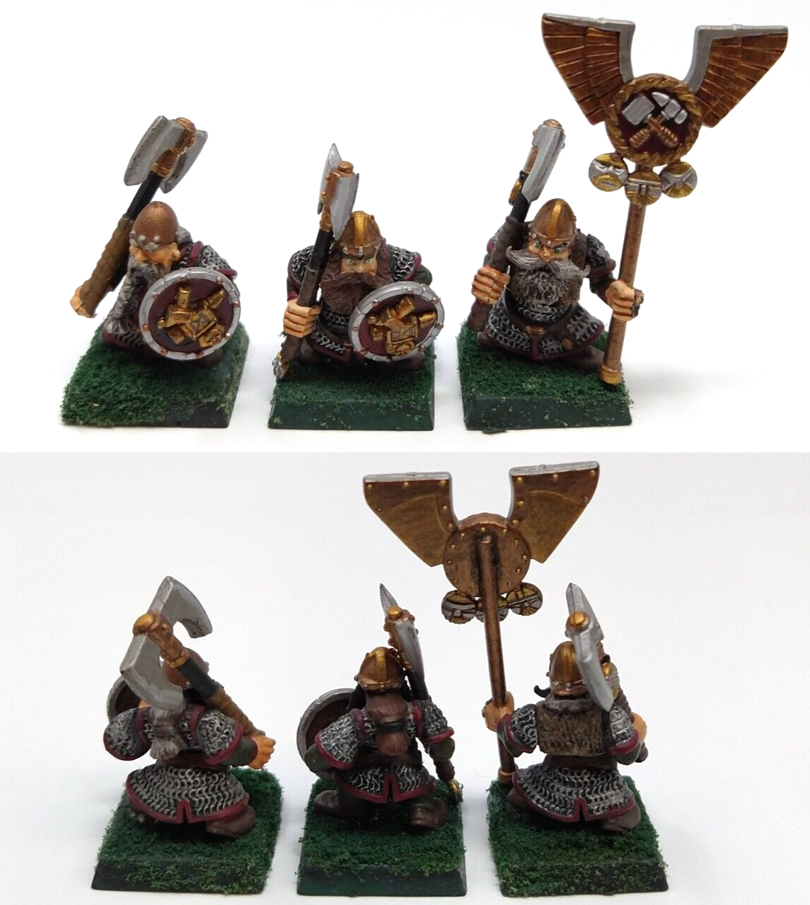 Warhammer Fantasy Dwarf Battalion - 33x Warriors, 16x Thunderers ...