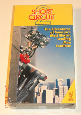SHORT CIRCUIT 2 1988 VHS New FACTORY SEALED W/ Stamps Sci-Fi Comedy ...