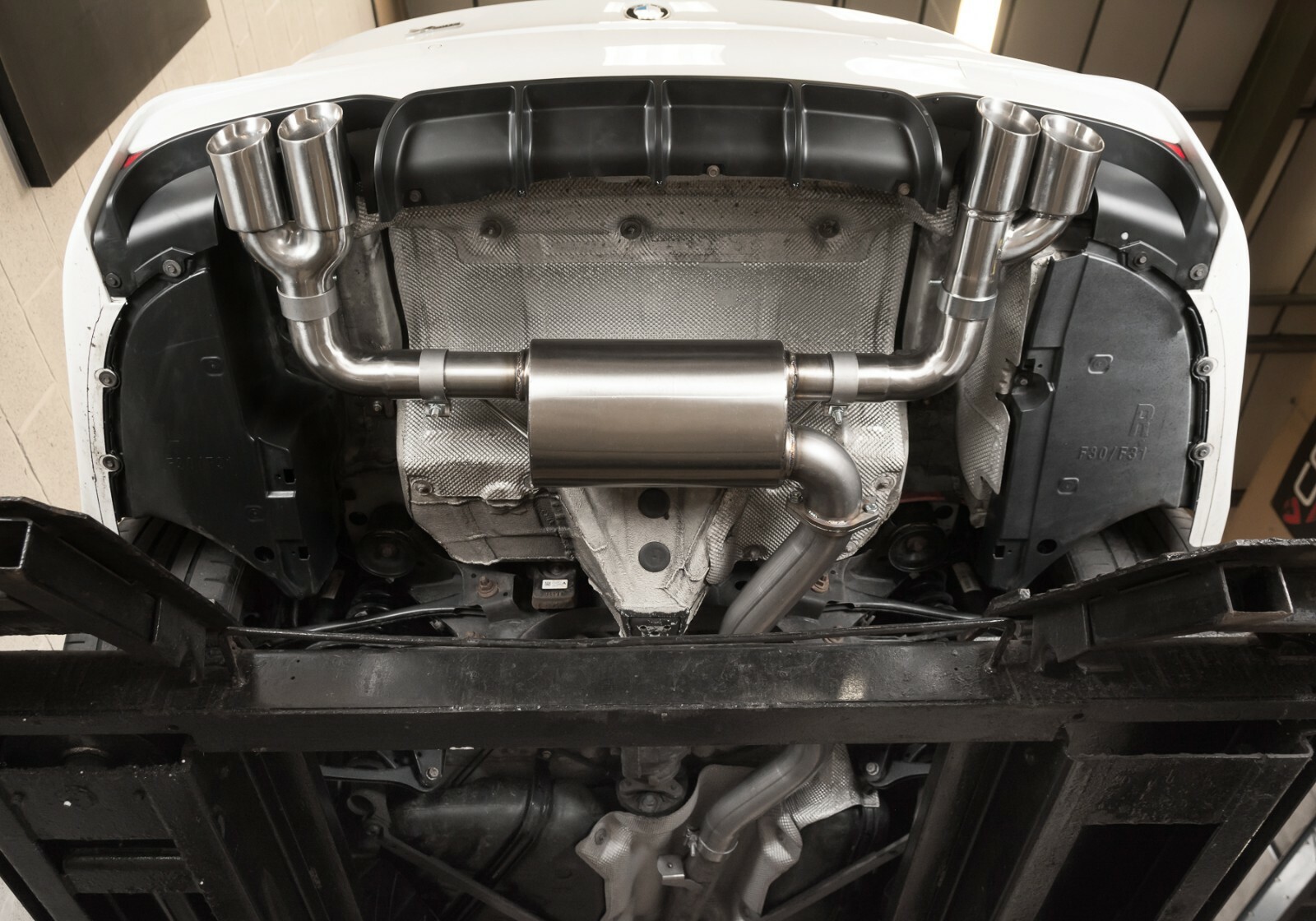 BMW 435D F32/F33/F36 M-Sport Quad Exit (M4 Style) Cobra Exhaust ...