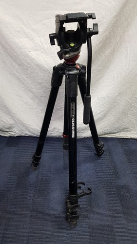 Manfrotto 755xb Tripod + 701RC2 mini fluid Head (NO PLATE) | eBay UK