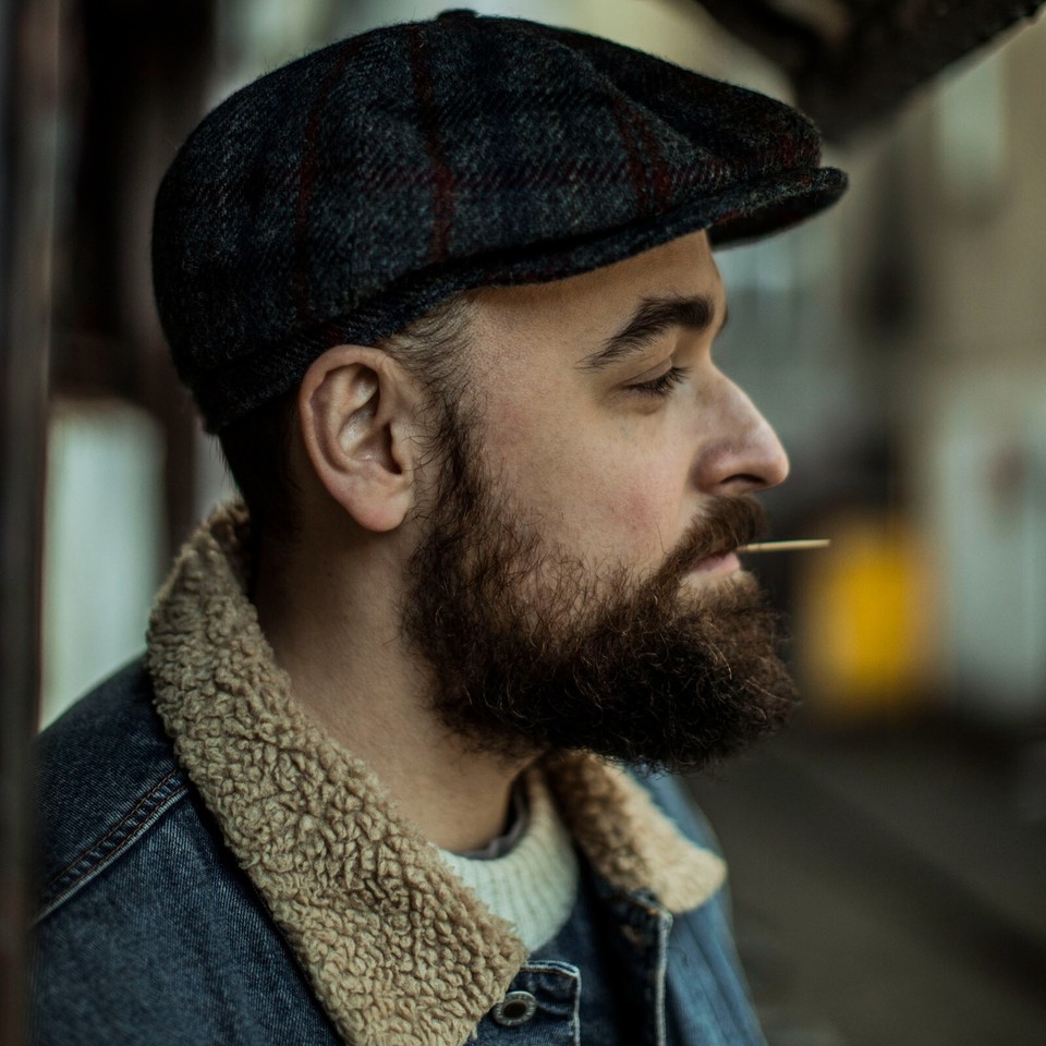 SHELBY HarrisTweed Newsboy Cap Wool Vintage Gatsby Baker Boy Handmade ...