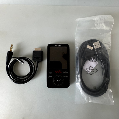 SONY Walkman NWZ-E436F 4GB Digital Media Player MP3 WMA/V AAC-LC MPEG-4 ...