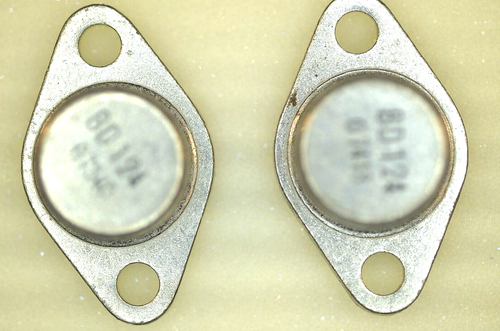 2 transistors BD124 NPN Vce45V Ic4A Pd15W SEMELAB | eBay