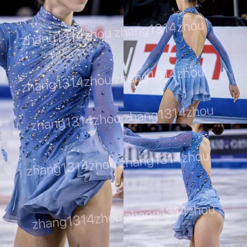 Brand New Ice Figure Skating Dress Baton Twirling Dress customized size ...