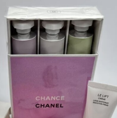 CHANEL CHANCE Perfumed Hand Creams Set Trio NEW IN BOX, 100% AUTHENTIC ...