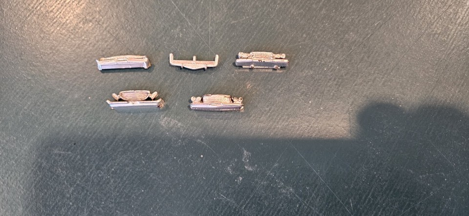 AURORA AFX Thunderjet 500 TJET AFTERMARKET 5 BUMPERS FRONT AN REAR HO ...