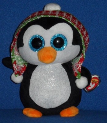 TY BEANIE BOOS - PENELOPE the 9" HOLIDAY PENGUIN - MINT with MINT TAG ...