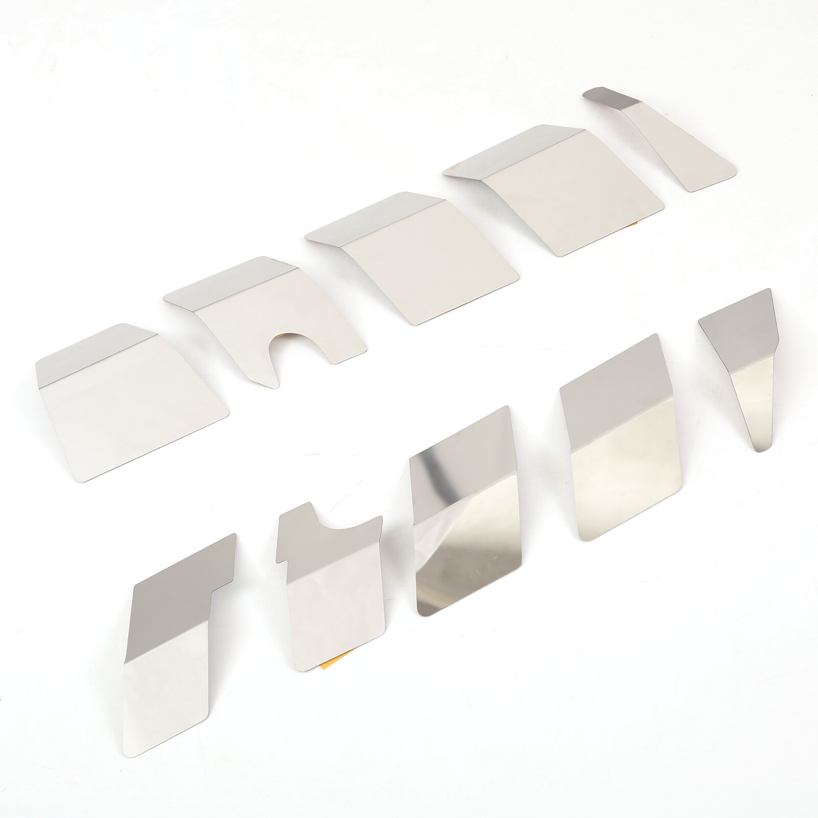 Silver Stainless Engine Bay LOWER FUEL RAIL COVER Plate Fits corvette ...