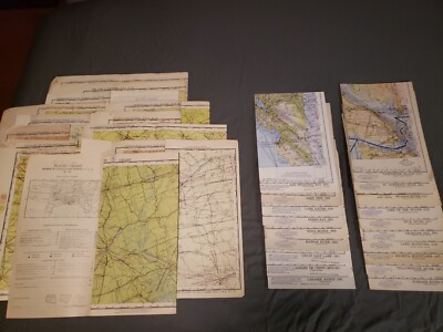 Lot of 32 Sectional Maps Charts. Good Condition. Civilian. Lot 5. | eBay