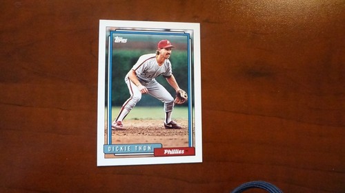 1992 TOPPS # 557 DICKIE THON BASEBALL CARD | eBay