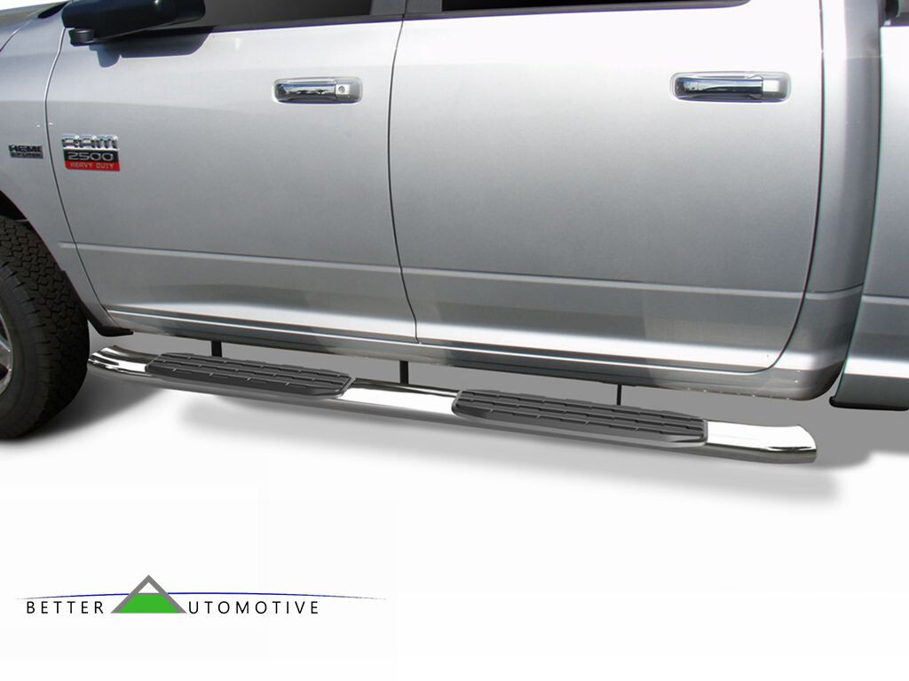 5" S/S Side Steps for 2009-2018 Dodge Ram 1500 Crew Cab Nerf Bars ...