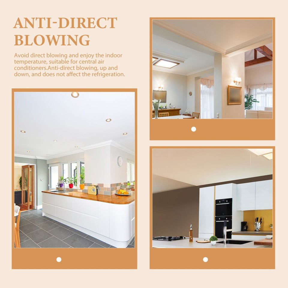 Air Conditioning Anti-wind Baffles Central Conditioner Deflector | eBay ...