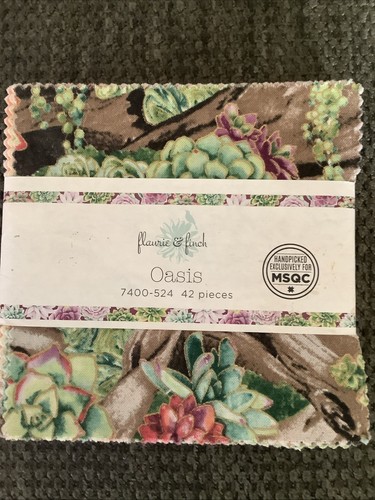 Oasis Charm Pack 42 100% Cotton 5" Precut Fabric Squares | eBay