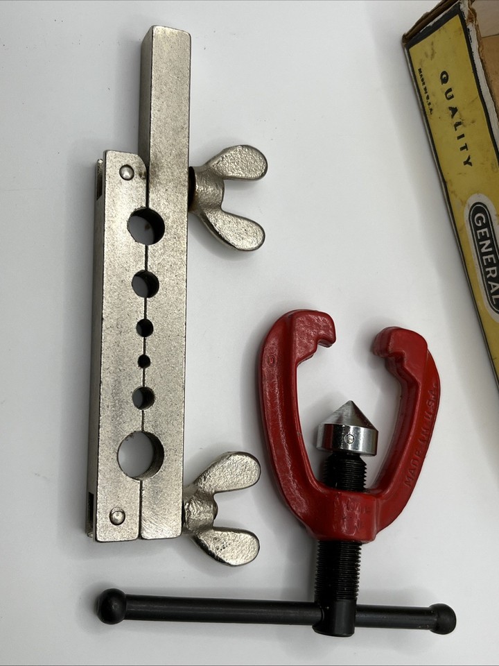 General 155 Industrial Flaring Tool 3/16"-5/8" with Screw Yoke Made In ...