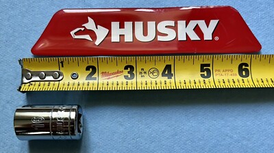 Husky Tools 1/2”dr 16mm 12pt. 1-1/4” Long Socket Chrome | eBay