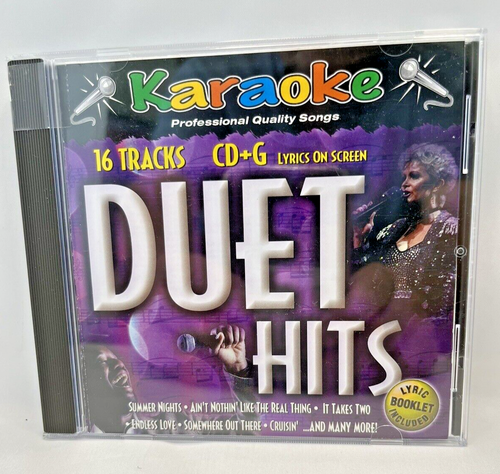 Karaoke CD Duet Hits CD+G Lyrics on Screen Lyric Book 84296229123| eBay