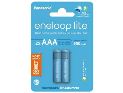 2x Original Panasonic Eneloop Micro AAA für Siemens Gigaset AL28H ...