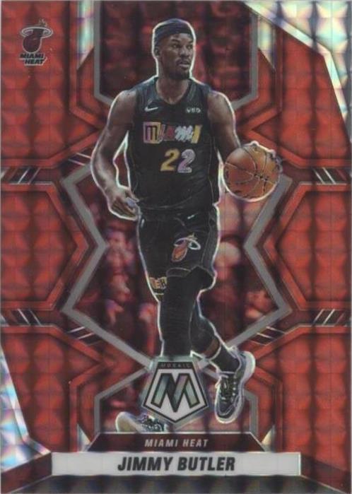 2021-22 Panini Mosaic - Jimmy Butler #58 Red Mosaic Prizm for sale ...