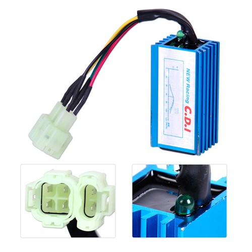 6 Pin Blue Racing CDI Box Unit Fit for GY6 50-150 Scooter ATV Moped Go ...