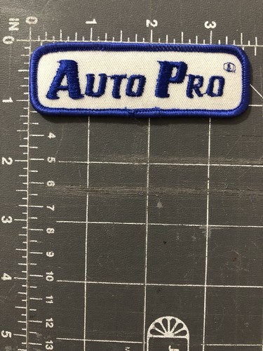 Vintage Auto Pro Logo Patch Automobile Professional Parts Vehicle Car ...