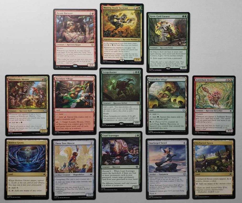 MTG Commander Muerra Trash Tactician Custom 100 Card Raccoon EDH Deck ...