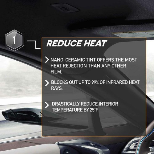 50% NANO CERAMIC TINT Residential\Automotive\Commercial Window Film 40 ...