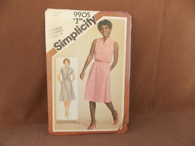 Simplicity Misses Pullover Dress Size 16 Uncut Pattern 9905 | eBay