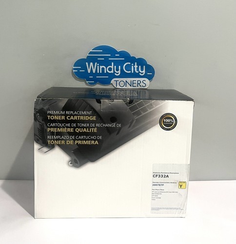 HP 654A Premium Compatible G-CF332A Yellow Print Toner Cartridge ...