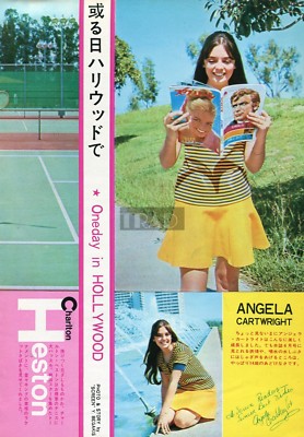 ANGELA CARTWRIGHT / ROBERT VAUGHN 1967 Vintage JPN Picture Clipping ...