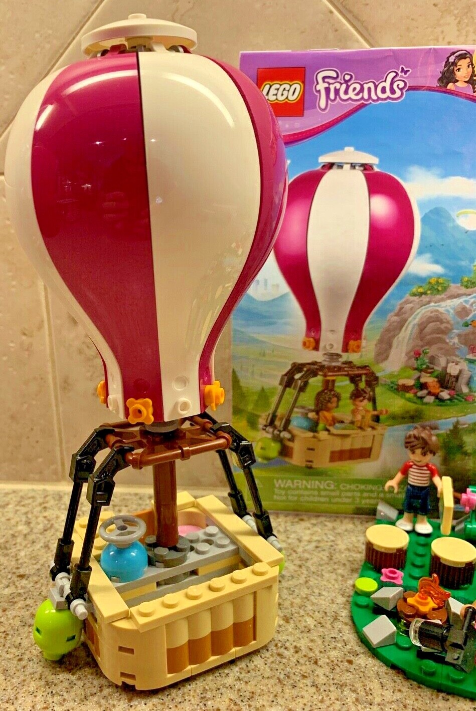 LEGO Friends Heartlake Hot Air Balloon - #41097 - Complete w ...