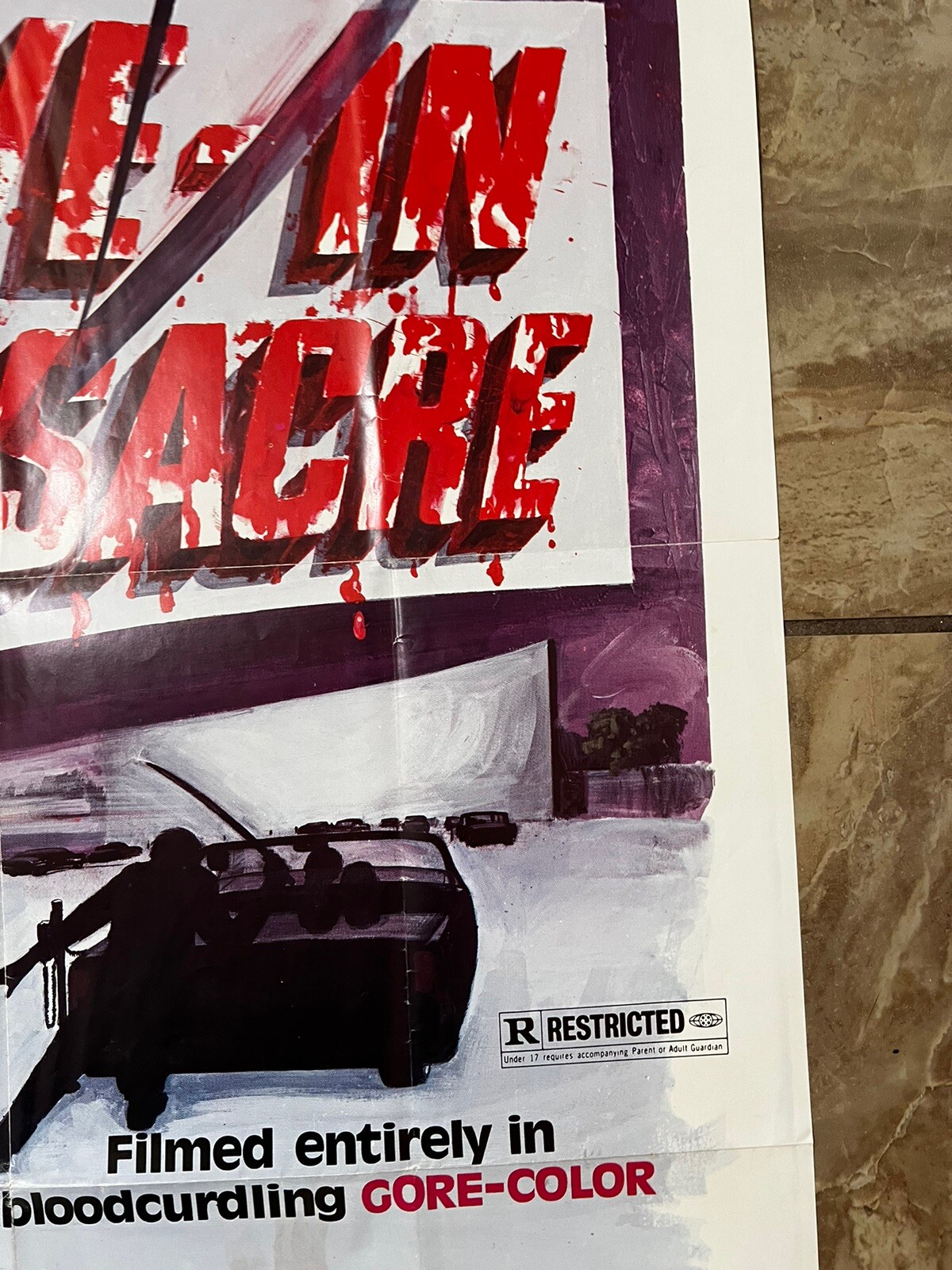 Drive-In Massacre Poster-1976 Movie One Sheet 27x41 Jake Barnes Germy ...