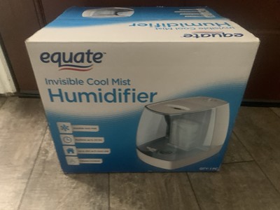 NEW! Equate 1.1 Gallon 250 Sq ft Invisible Cool Mist Humidifier . Great ...