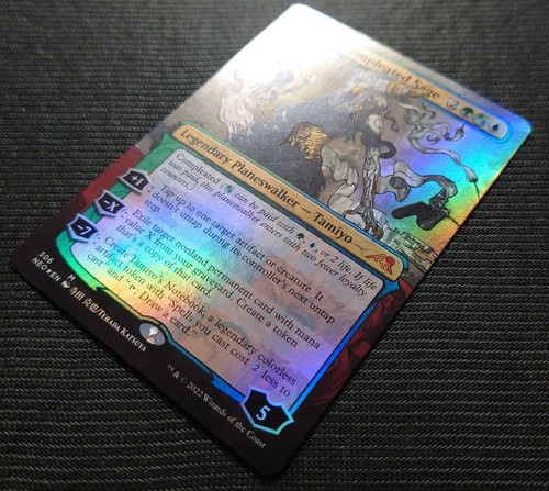 Mtg Rare Individual Borderless Foil The Completed Sage Tamiyo Neo | eBay