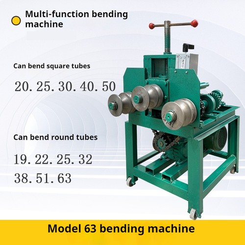 Bending Machine for Round and Square Tubes, Stainless Steel, Electric ...