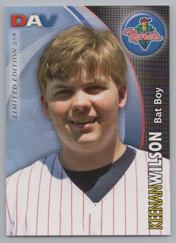 Keenan Wilson 2008 DAV Cedar Rapids Kernels Angels Minor League ...