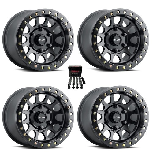 Method 401 Beadlock 15x7 Wheels Black 5+2 Can-Am Maverick R (4) | eBay