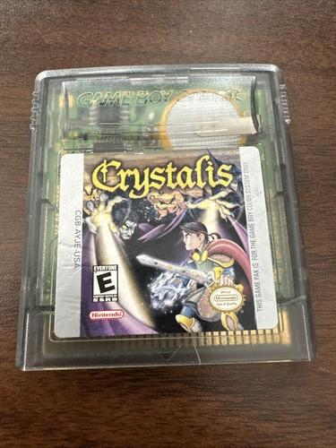 Crystalis Gameboy Color — Authentic — Tested — Cartridge Only | eBay