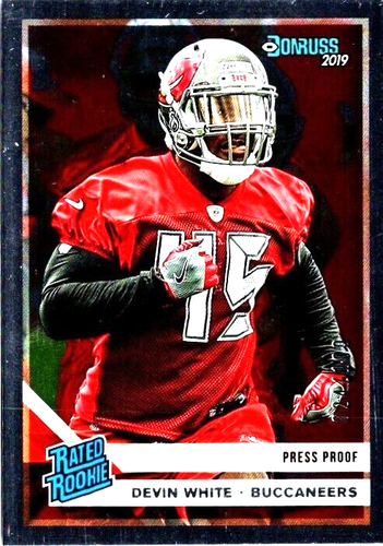 2019 Panini Donruss - Rated Rookie Devin White #342 Press Proof Silver /100 (RC) for sale online ...