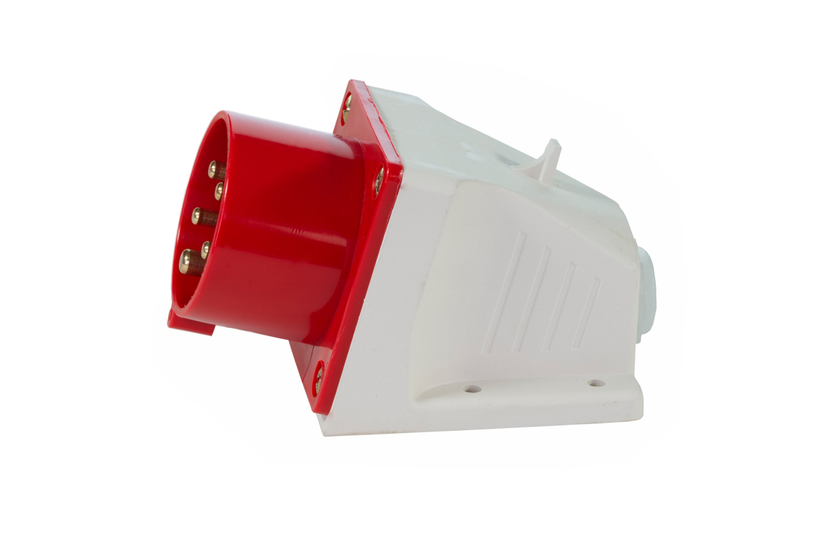 91452 CEE Wandstecker 16A 380V/400V IP44 Drehstrom Starkstrom Stecker ...